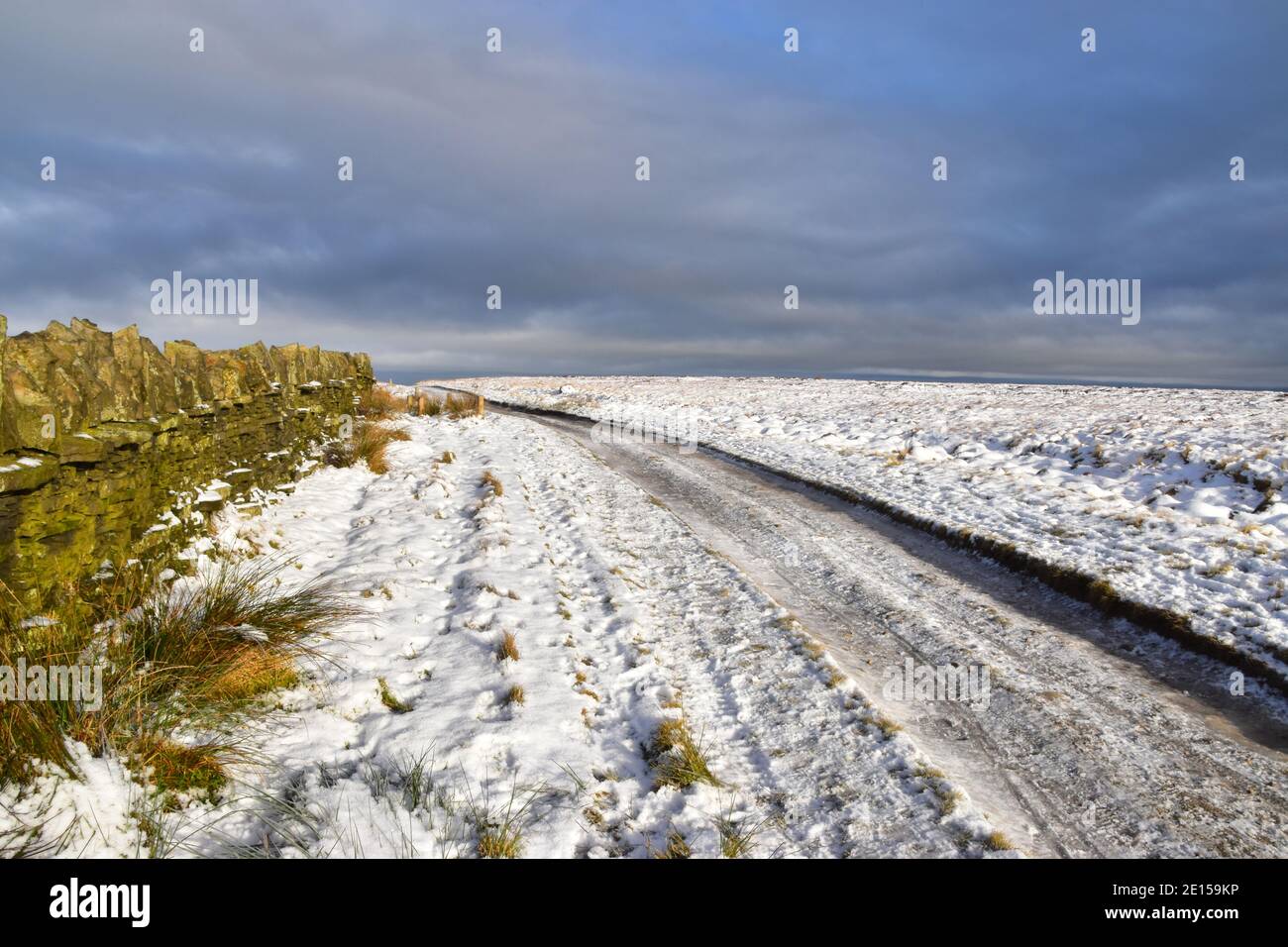 Top of Stairs, Haworth Old Road, Bronte country, Pennines, West ... Top of Stairs, Haworth Old Road, Bronte country, Pennines, West ...
