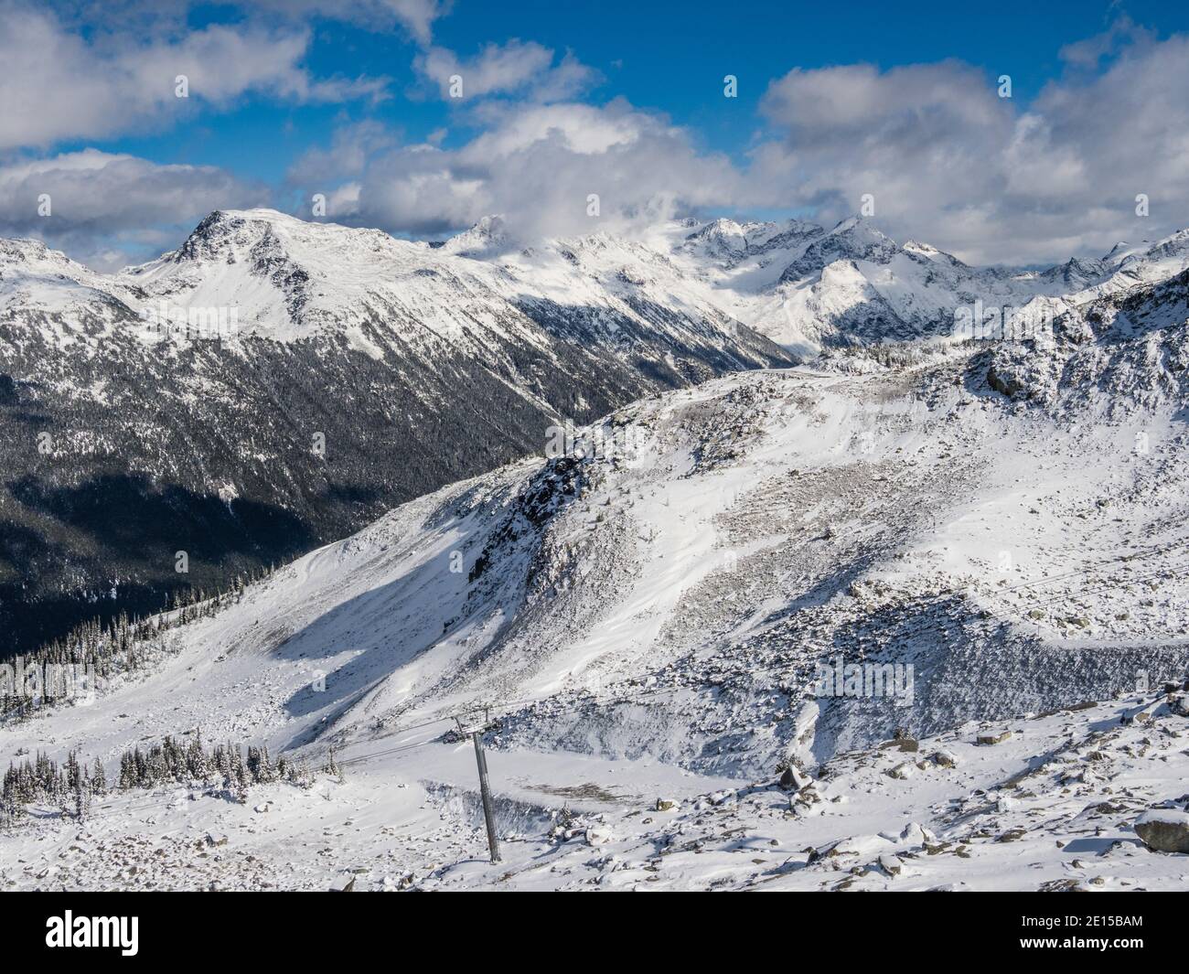 Whistler backcomb ski resort hi-res stock photography and images - Alamy