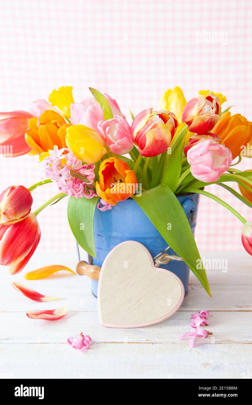 Colorful Spring Flowers Stock Photo - Alamy