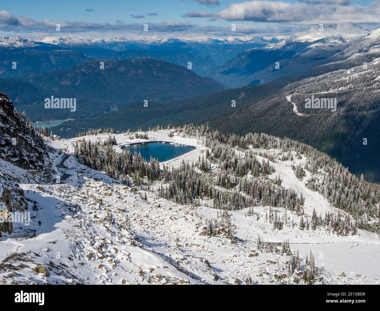 Whistler backcomb ski resort hi-res stock photography and images - Alamy