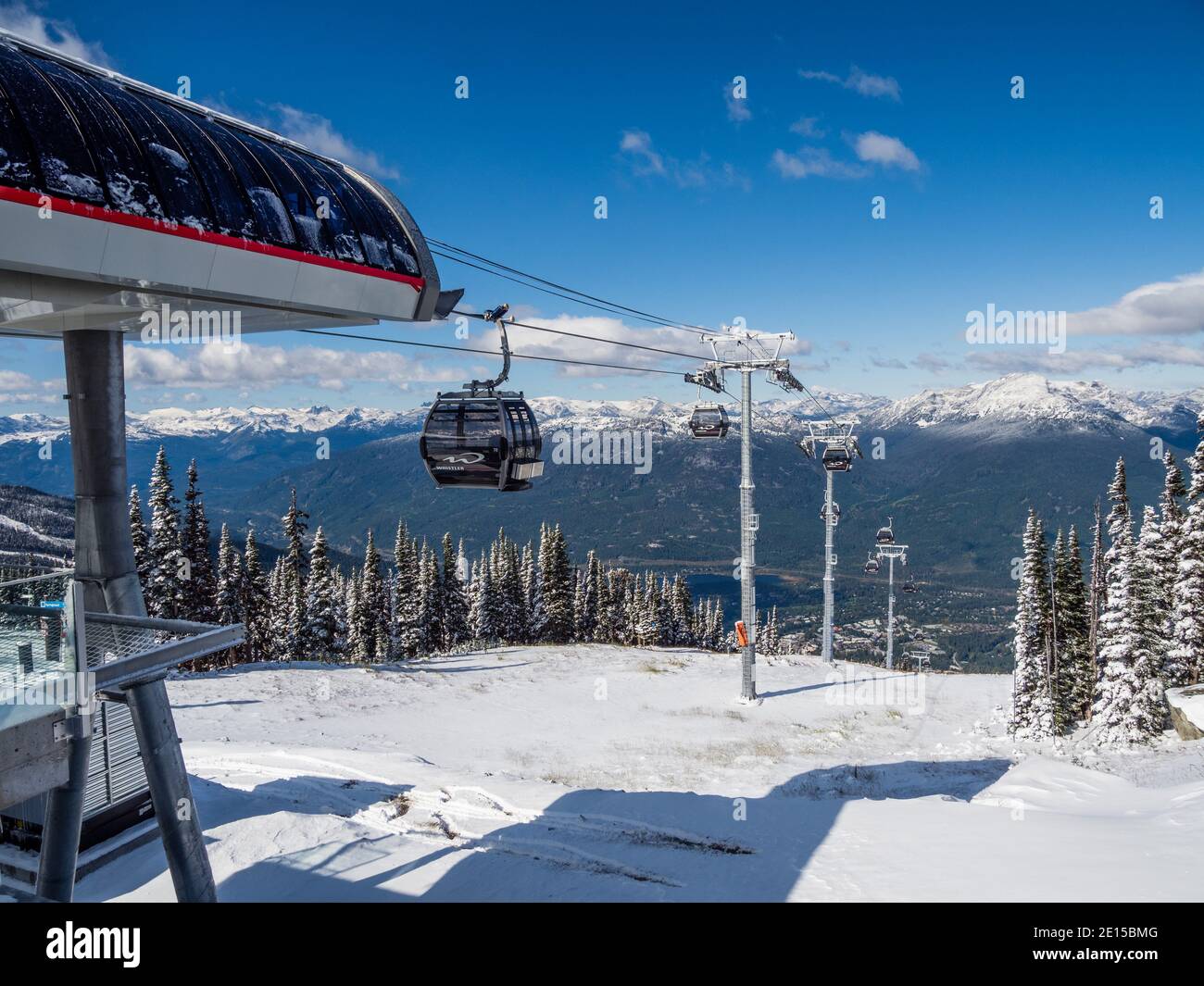 Whistler backcomb ski resort hi-res stock photography and images - Alamy