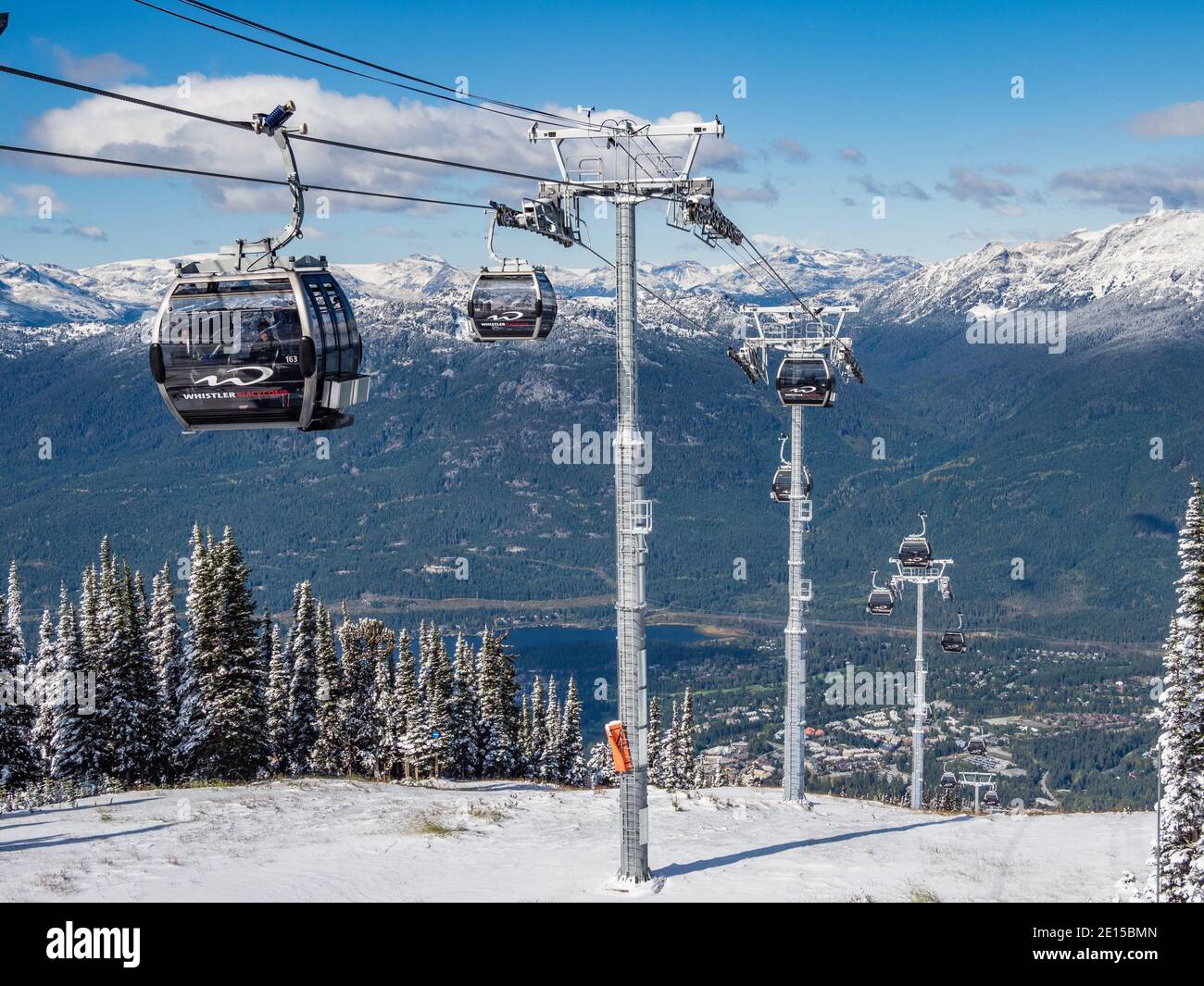 Whistler backcomb ski resort hi-res stock photography and images - Alamy