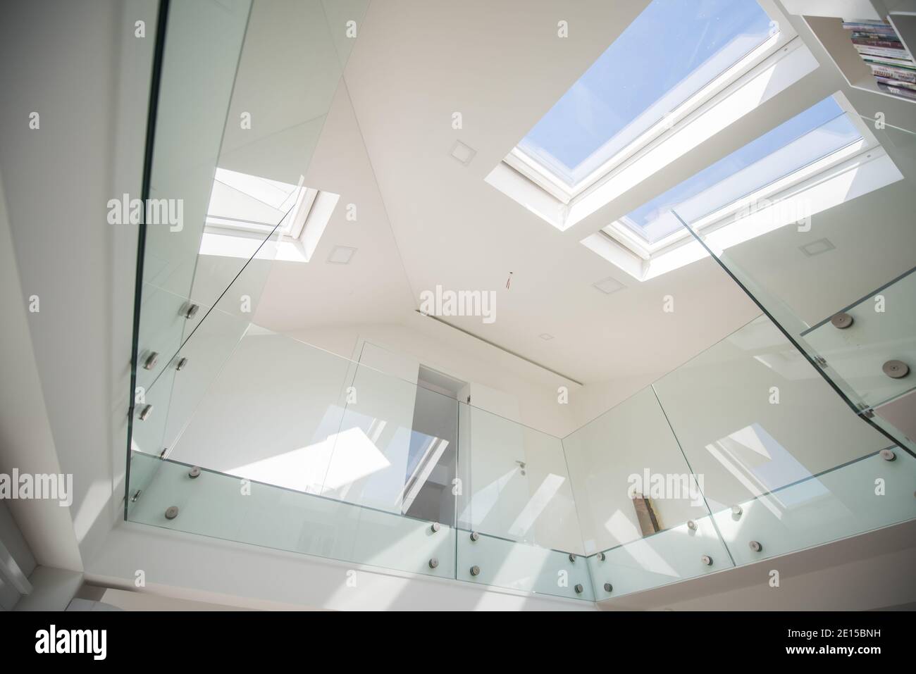 New white modern interior house inside Stock Photo - Alamy