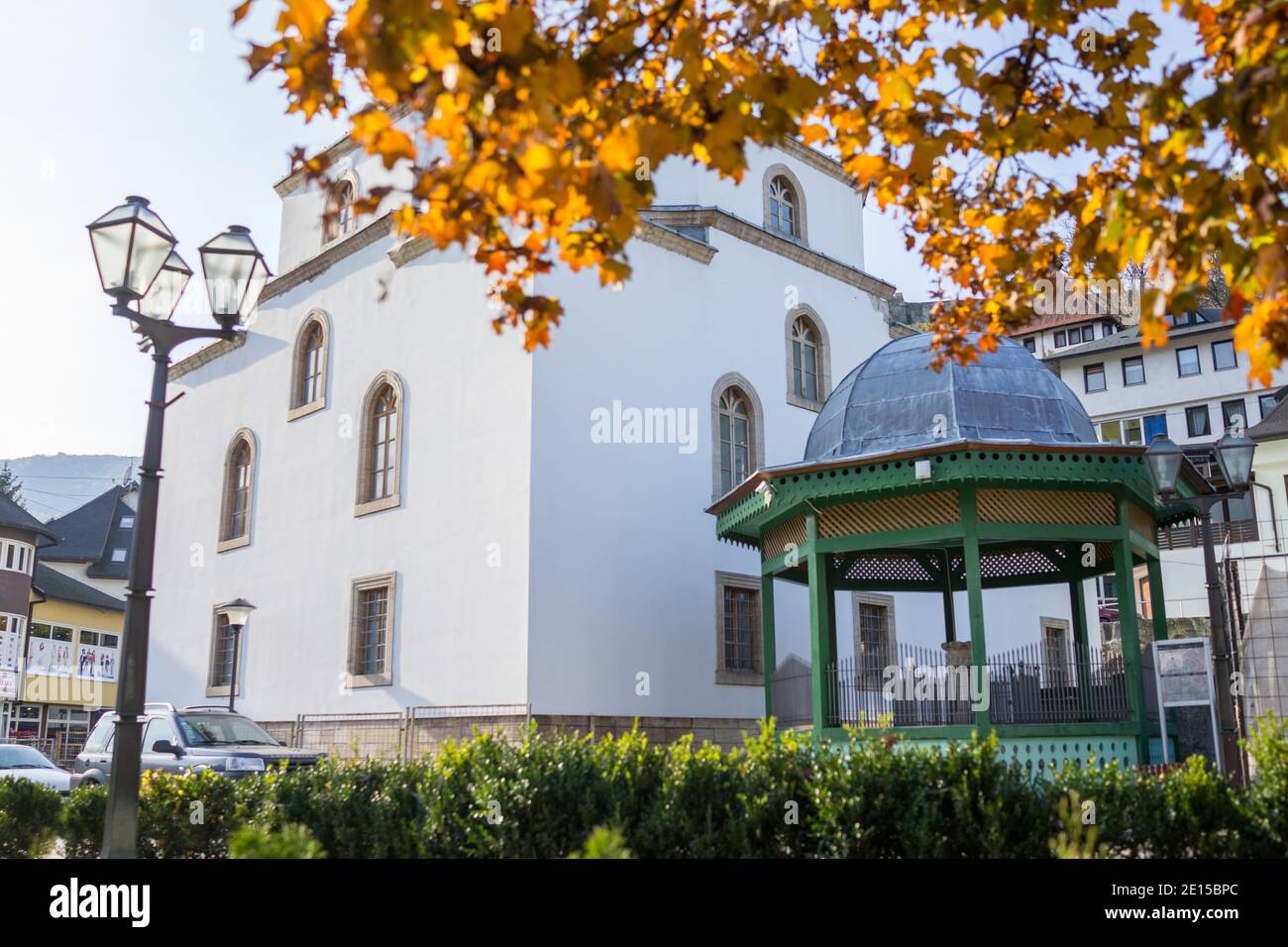 Mosque with fountain in front Sadrvan Stock Photo - Alamy