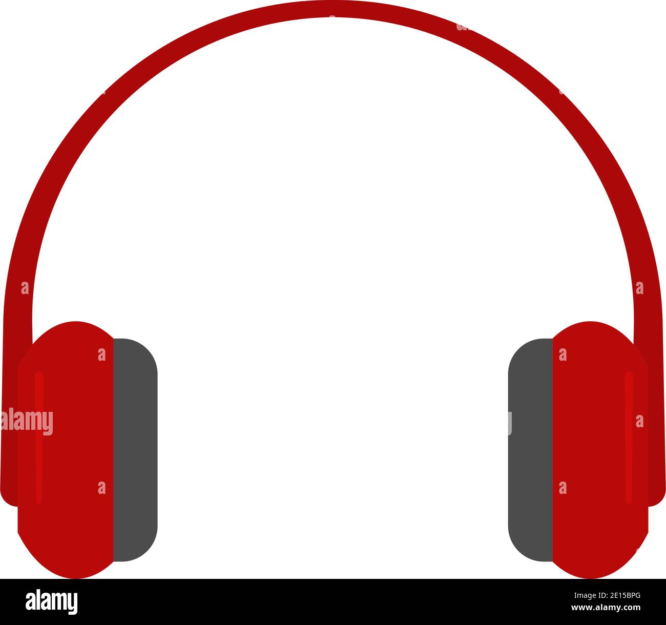 Over ear wireless headphones for music icon vector Stock Vector Image ...