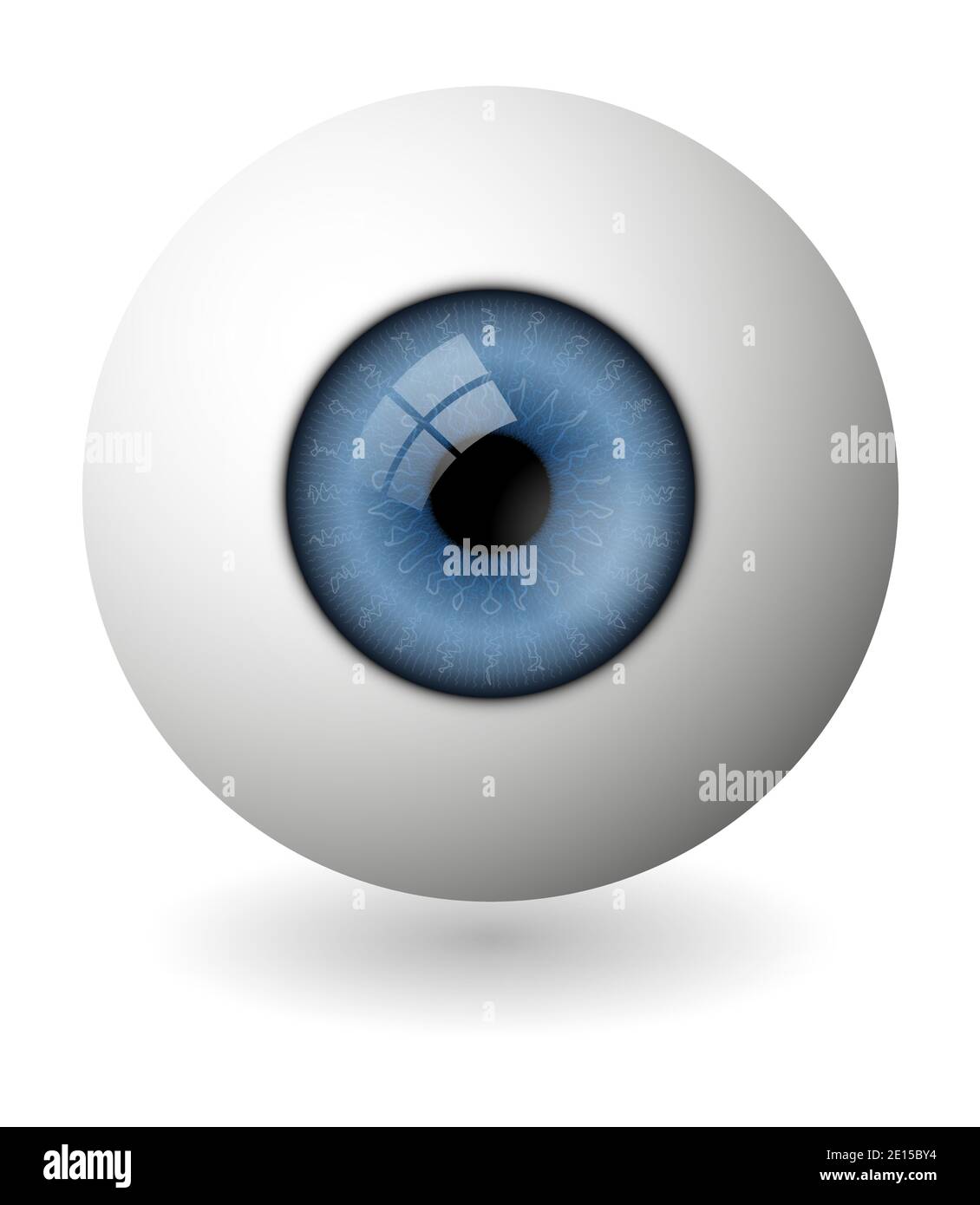 Eye ball reflection Cut Out Stock Images & Pictures - Alamy