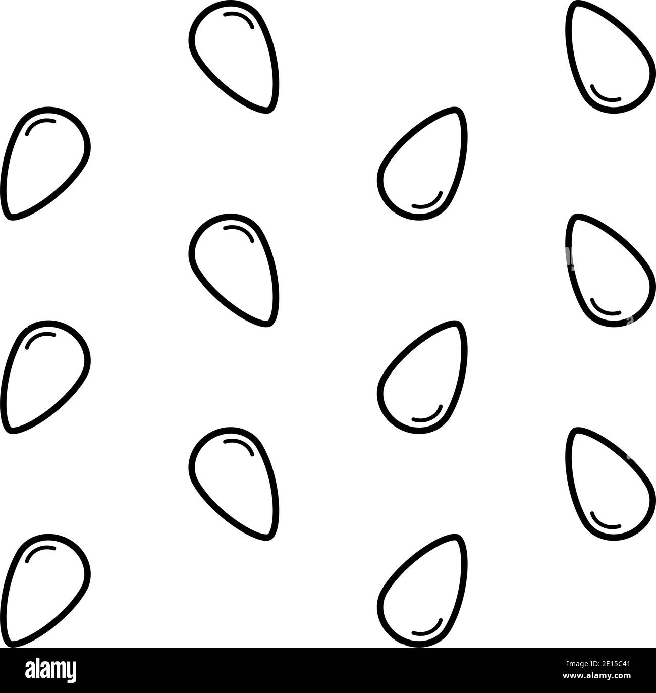 Watermelon Seed Clip Art Black And White
