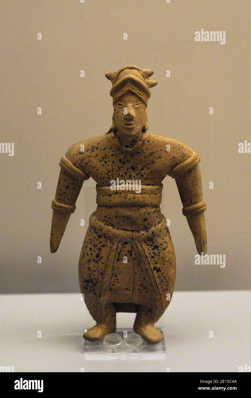 High-ranking male figure wearing expensive dress and ornaments ...