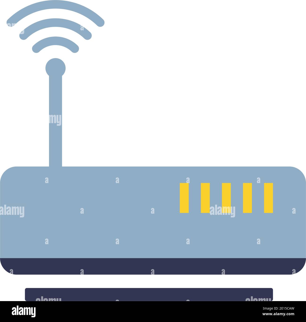 Drawing router internet connection modem hi-res stock photography and ...