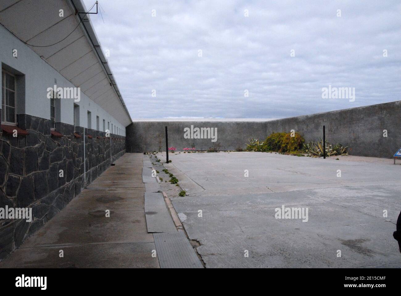Prison on Rebben Island where Nelson Mandela was imprisoned Stock Photo ...