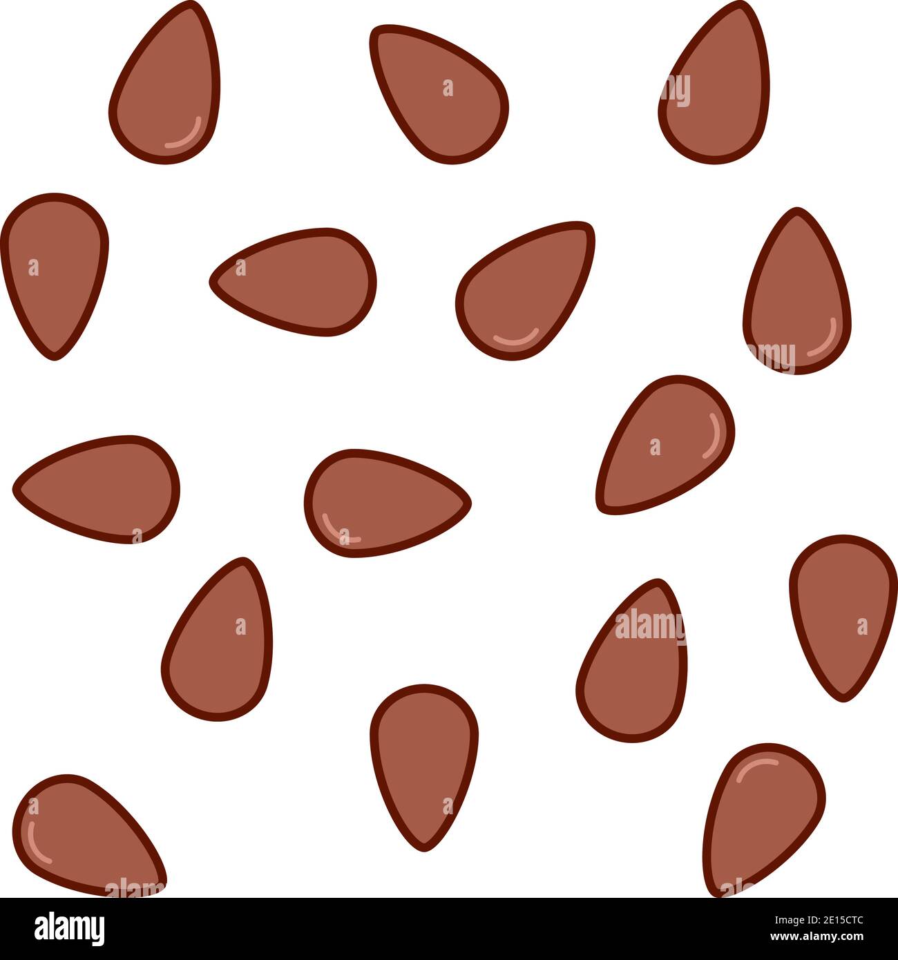 Watermelon seeds pattern in vector for background Stock Vector Image ...