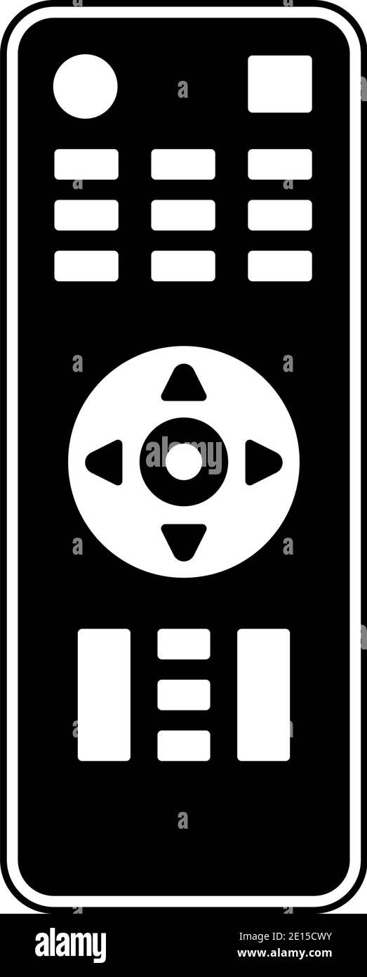 Tv remote clipart Black and White Stock Photos & Images - Alamy