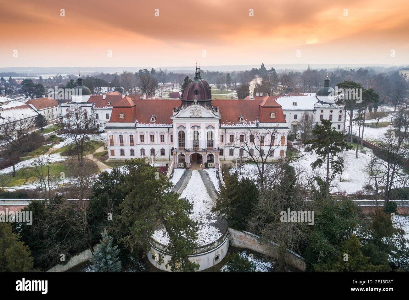 Grassalkovich Royal castle in Godollo, Hungary Stock Photo - Alamy