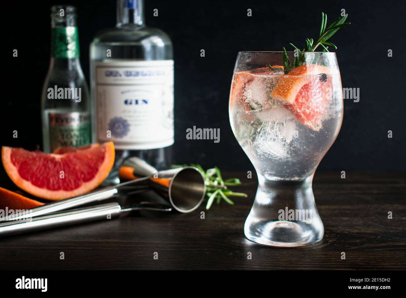 Gin Bottles High Resolution Stock Photography and Images - Alamy