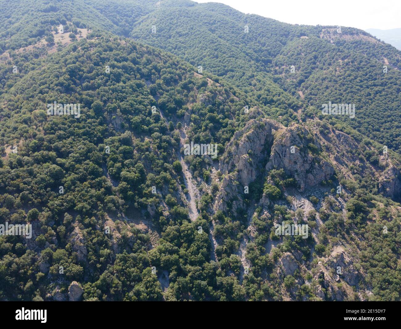 Amazing Aerial view of Kresna Gorge, Bulgaria Stock Photo - Alamy