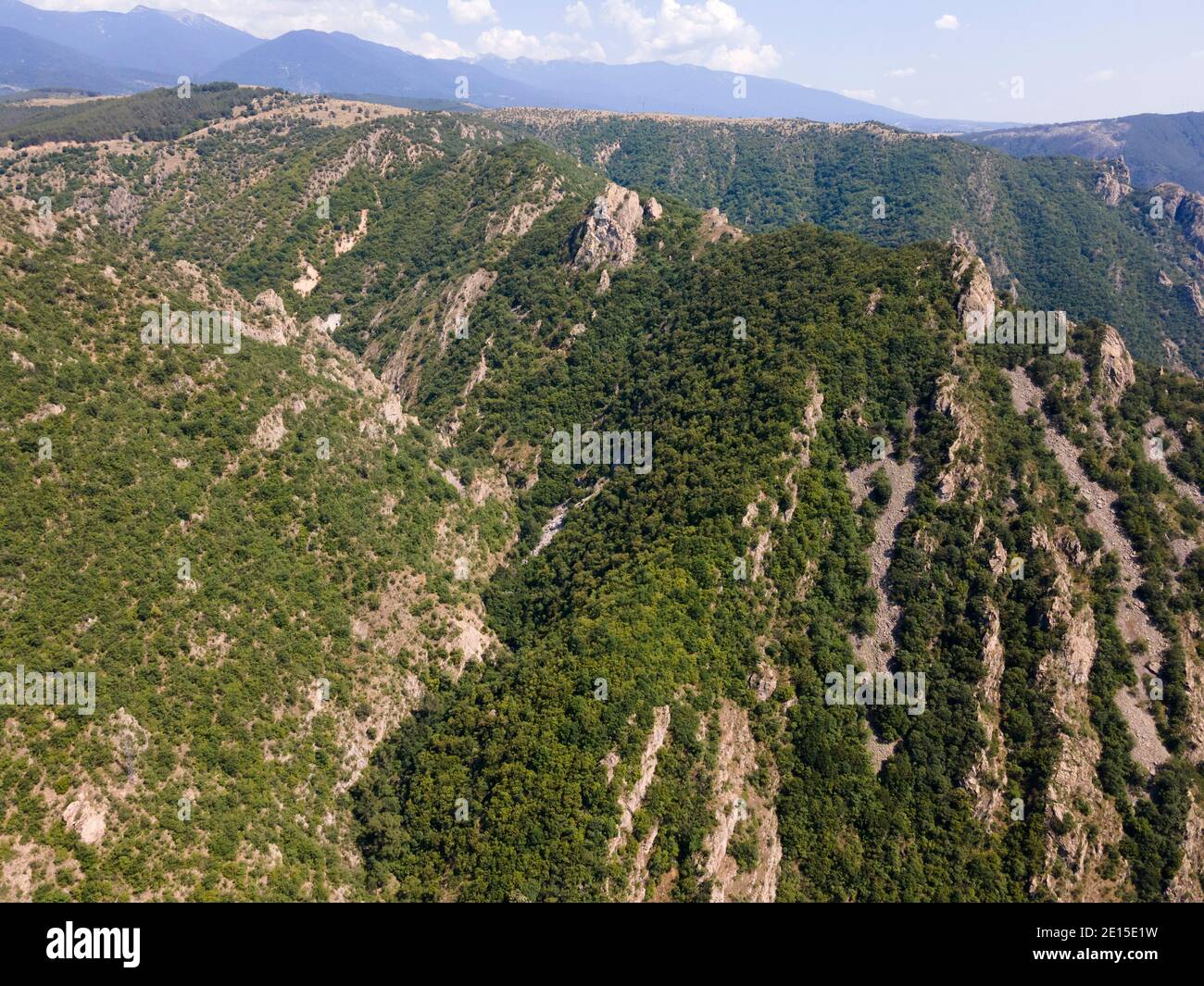 Amazing Aerial view of Kresna Gorge, Bulgaria Stock Photo - Alamy