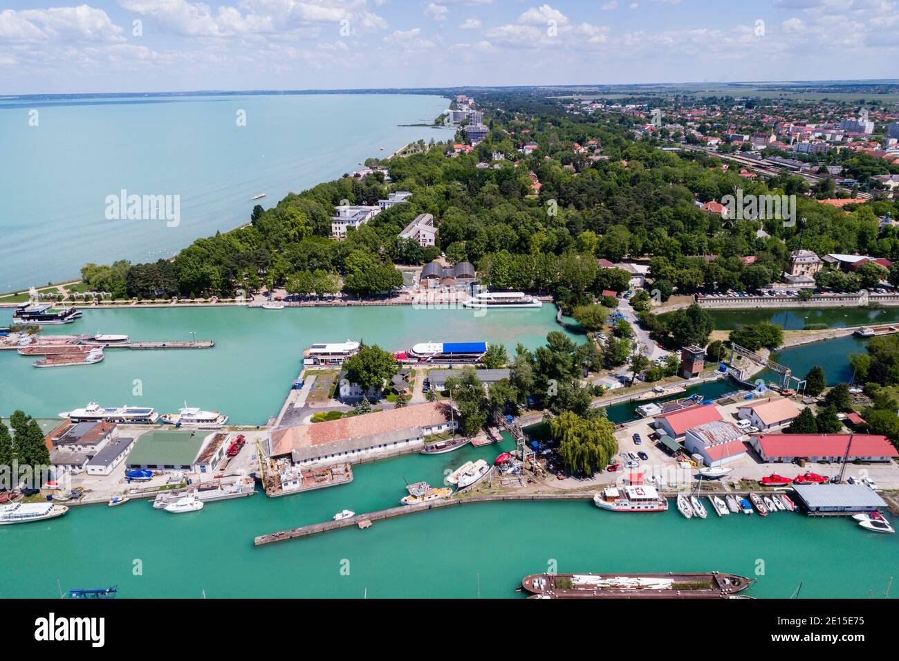 Beach siofok lake balaton hungary hi-res stock photography and images ...