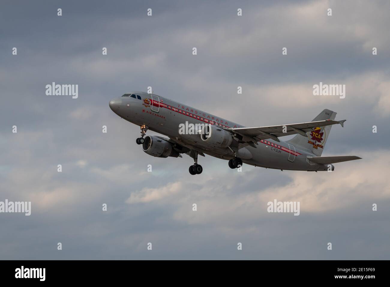 Montreal, Quebec/ Canada - 11/29/2020 : Air Canada A320 with retro TCA ...