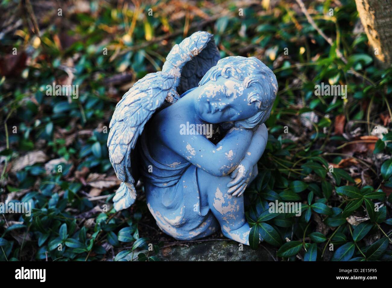 Angel Garden Sculpture Stock Photo - Alamy