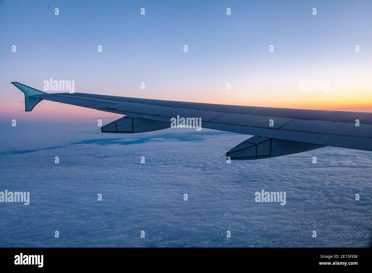 Aerial view out aeroplane wing hi-res stock photography and images - Alamy