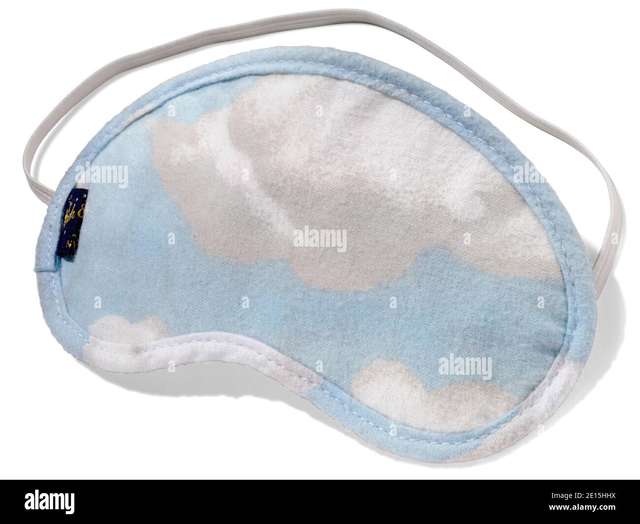 Cloud sleep mask photographed on a white background Stock Photo - Alamy