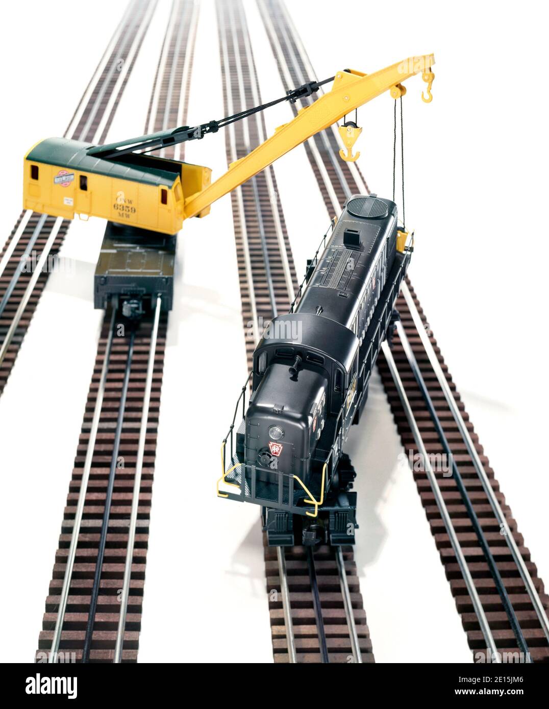 Railroad crane isolated hi-res stock photography and images - Alamy