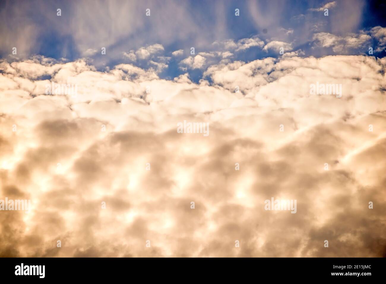 Sky With Clouds In Fish Eye View Stock Photo - Alamy