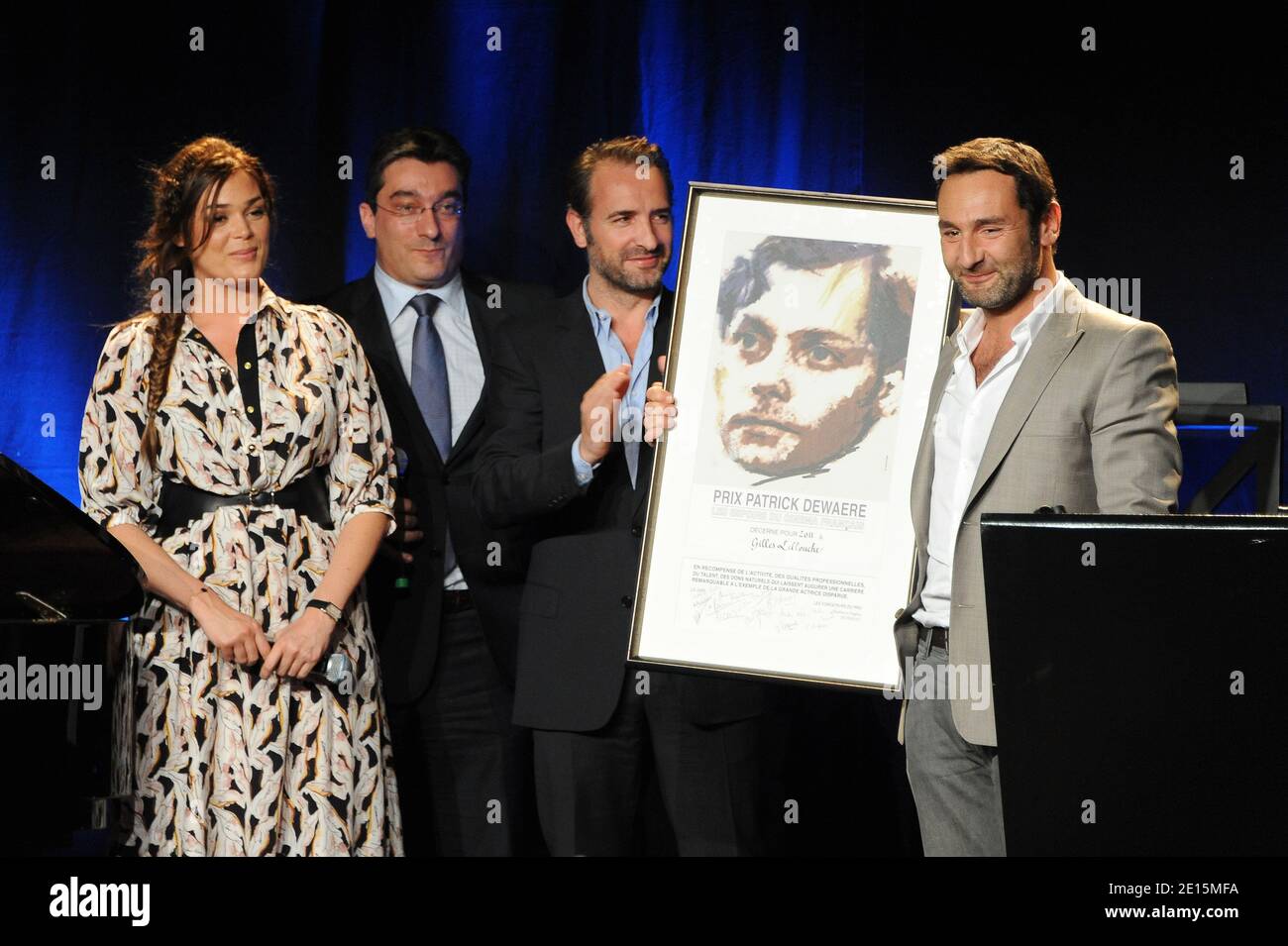 Lola Dewaere, Jean Dujardin and Gilles Lellouche attending the Romy ...