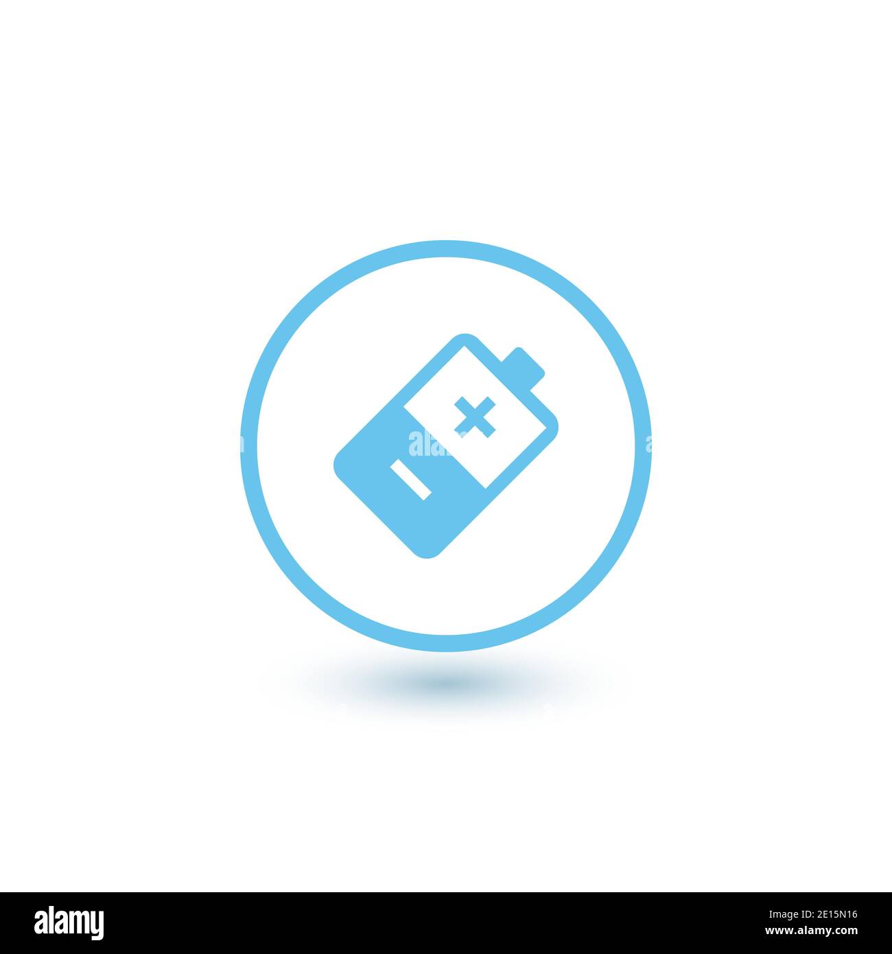 battery Charging icon in circle. Stock Vector illustration isolated on ...