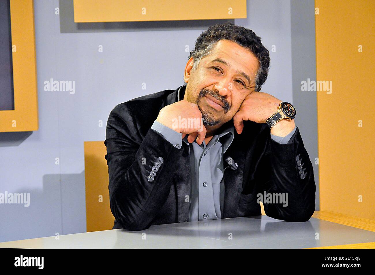 EXCLUSIVE - Algerian singer Khaled poses for our photographer at 3A ...