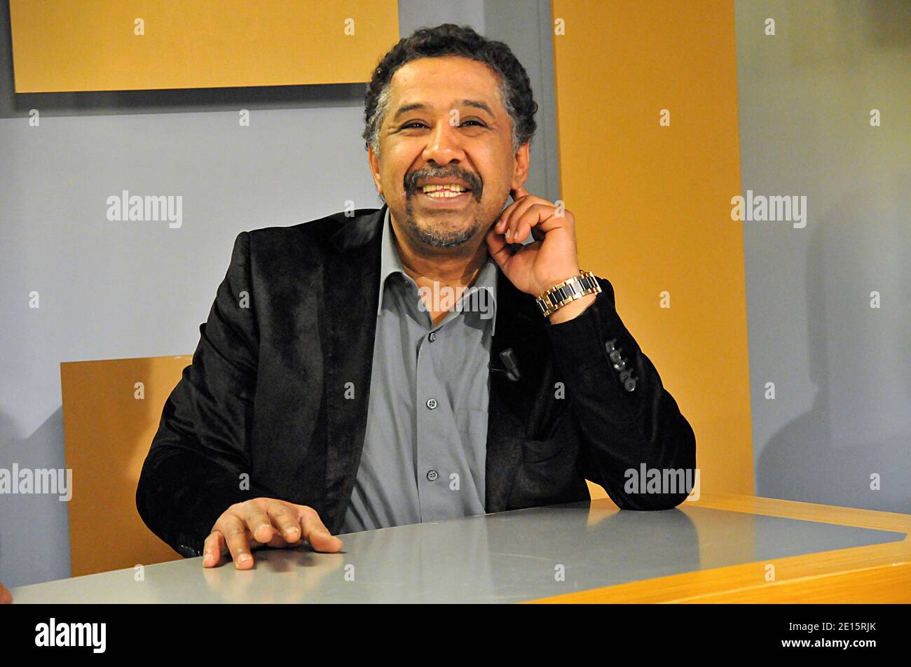 EXCLUSIVE - Algerian singer Khaled poses for our photographer at 3A ...