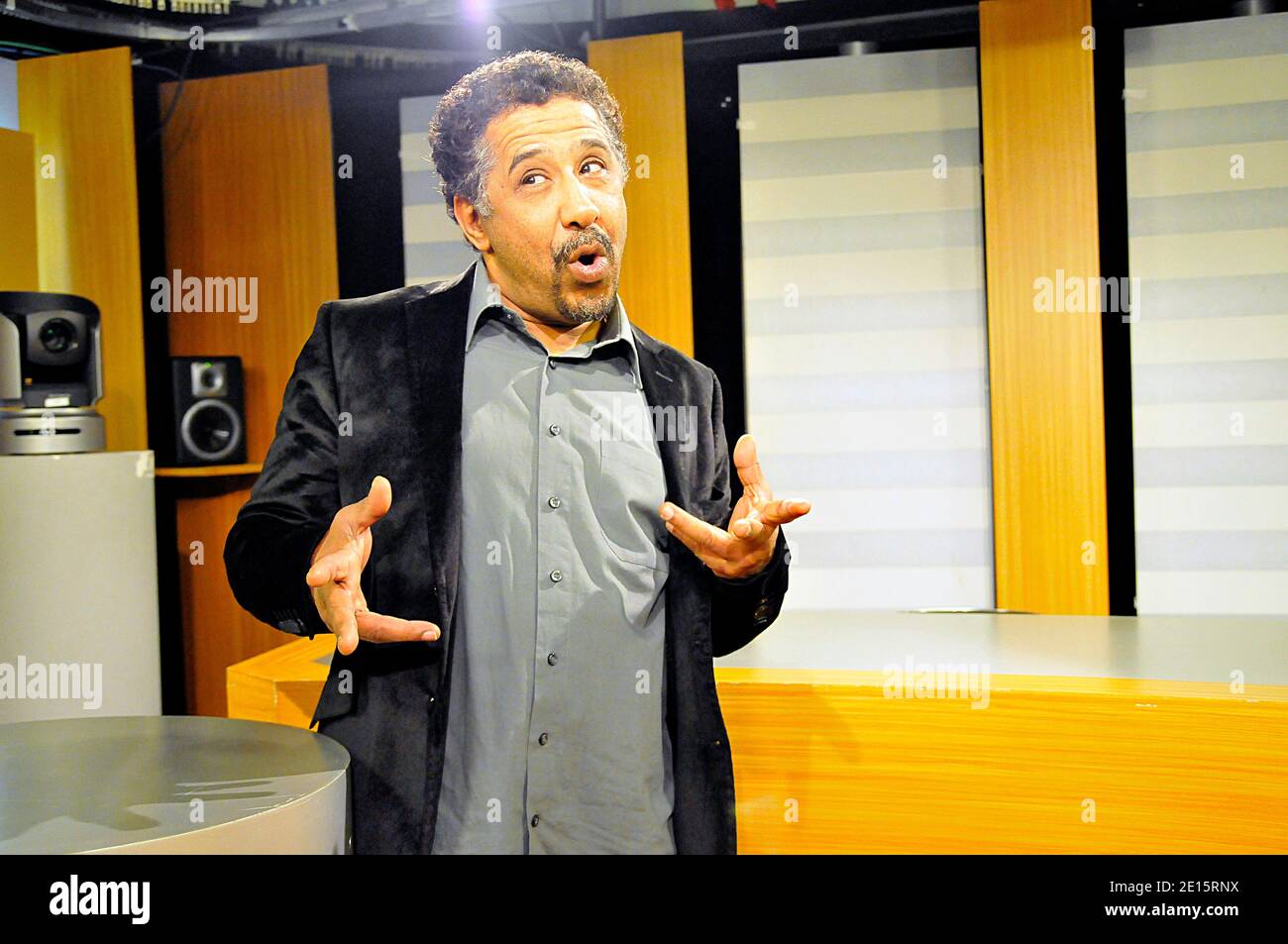 EXCLUSIVE - Algerian singer Khaled poses for our photographer at 3A ...