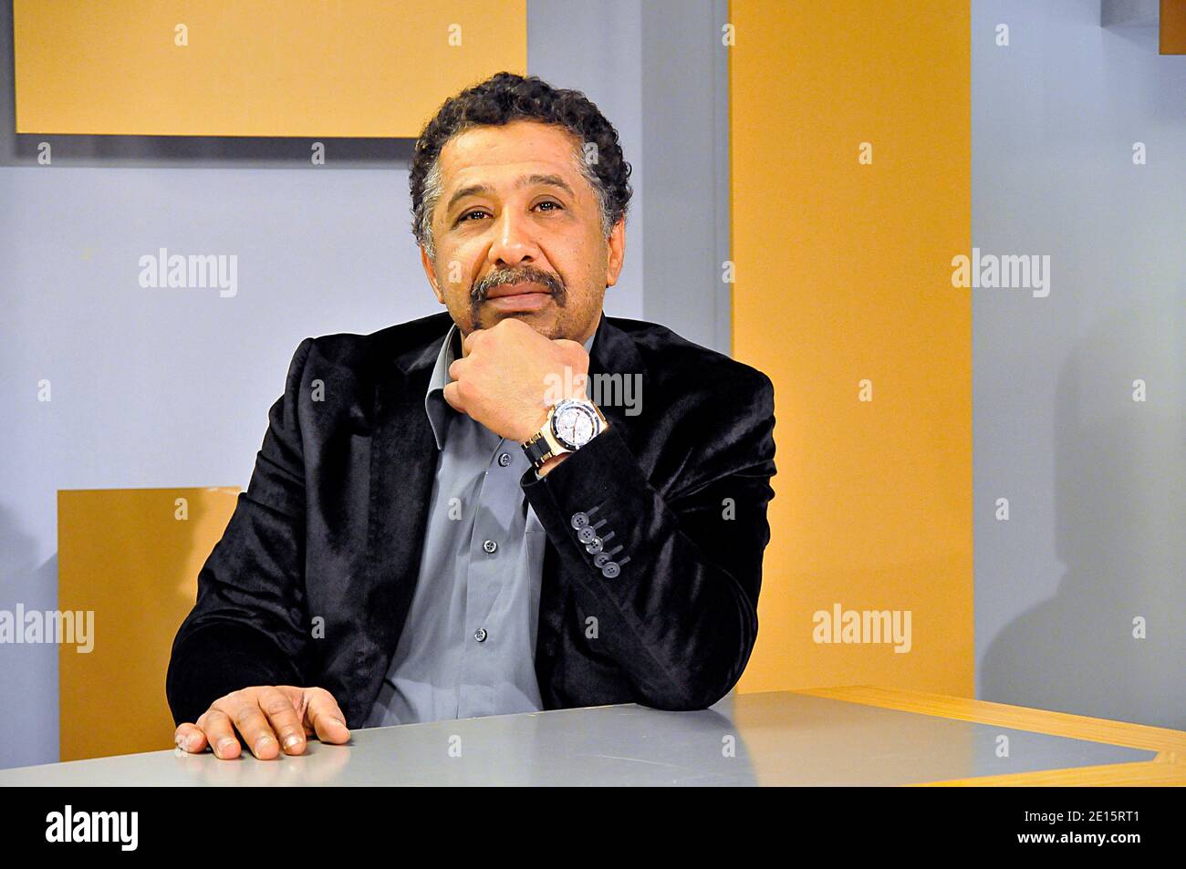 EXCLUSIVE - Algerian singer Khaled poses for our photographer at 3A ...