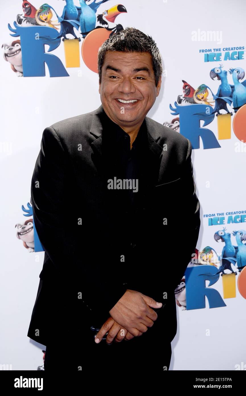 George Lopez attends the premiere of 'Rio' at the Chinese Theatre in ...