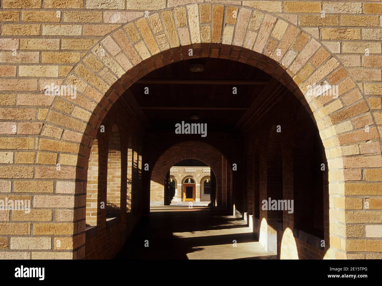 Church archway, Mt Angel Abbey, Mt Angel, Oregon Stock Photo - Alamy