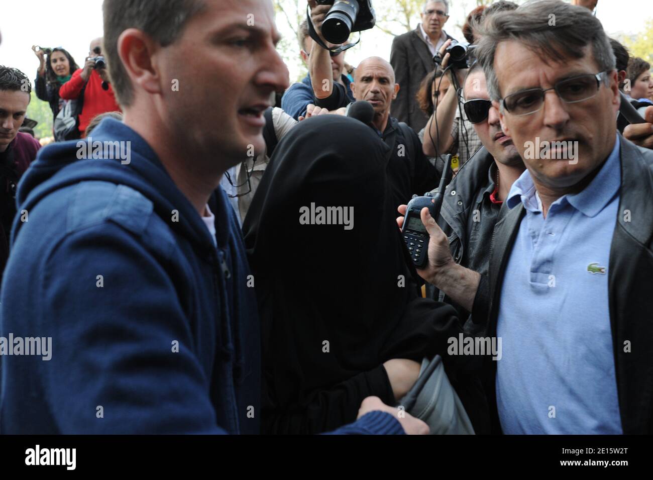 Niqab france demonstration hi-res stock photography and images - Alamy
