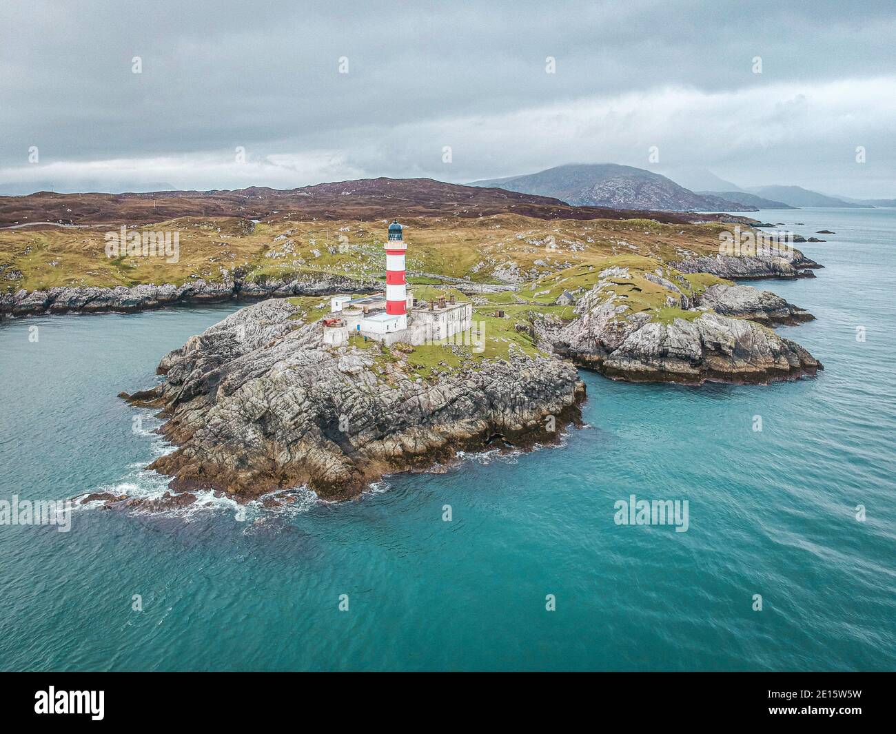 Eilan Glas Lighthouse, Scalpay Stock Photo - Alamy