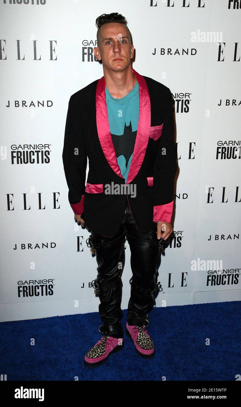 Jeremy Scott arriving for ELLE's 2nd Annual Women in Music Event held ...