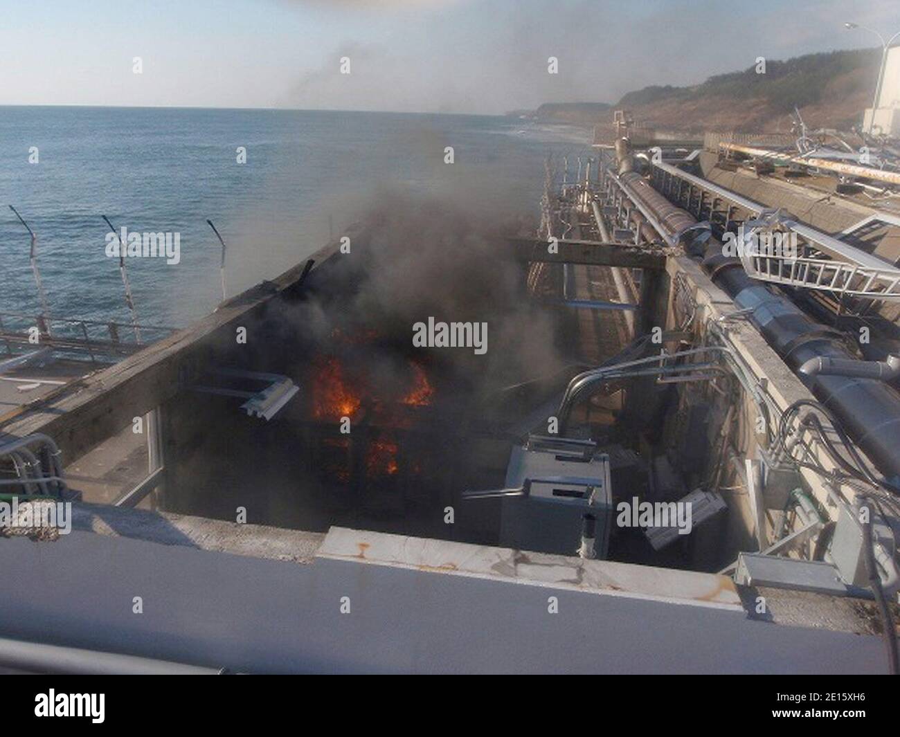 Fukushima nuclear plant fire hi-res stock photography and images - Alamy