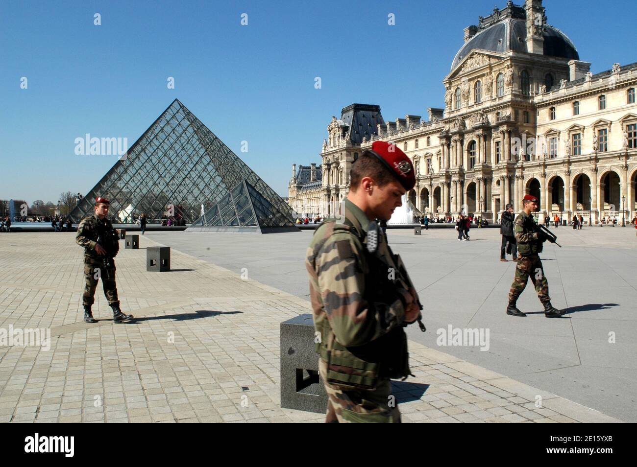 The French capital is under the watch of security forces police ...