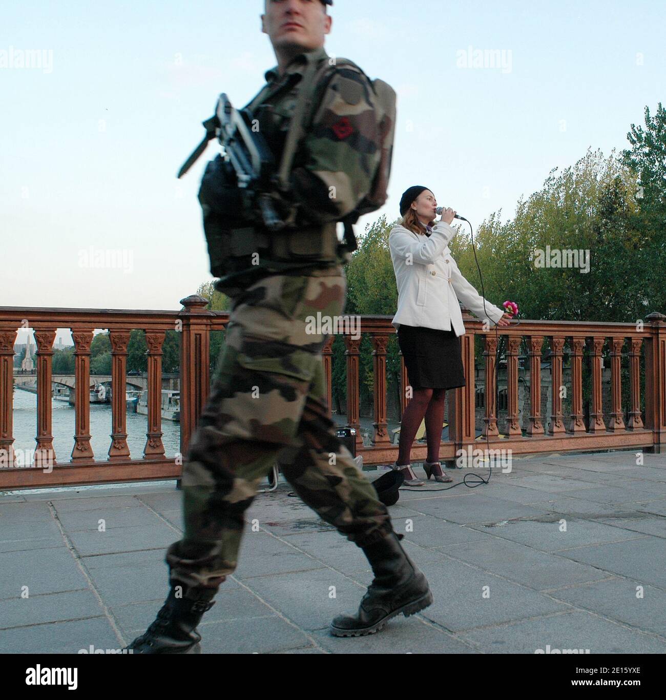 The French capital is under the watch of security forces police ...