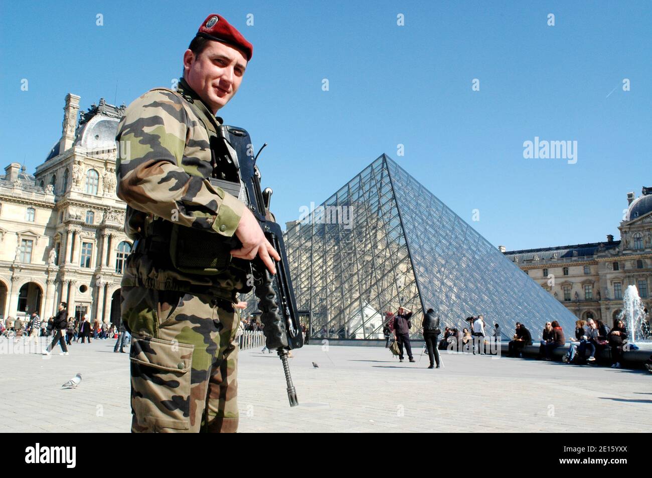 The French capital is under the watch of security forces police ...