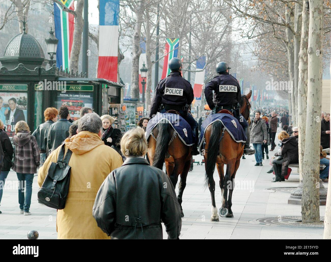 The French capital is under the watch of security forces police ...