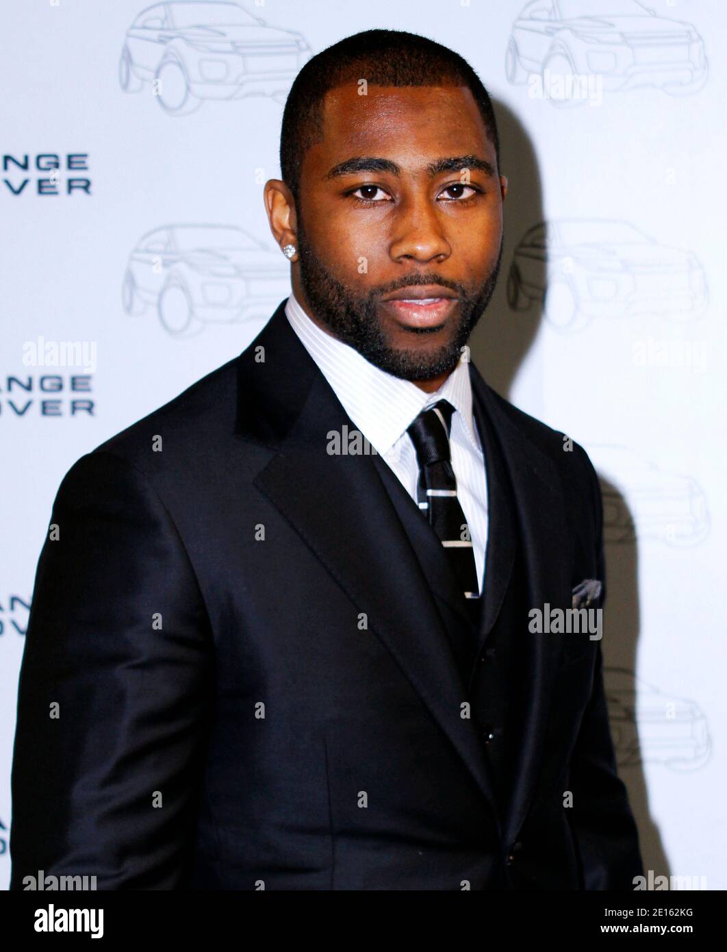 Darrelle Revis attends the Range Rover Evogue debut event at Highline ...