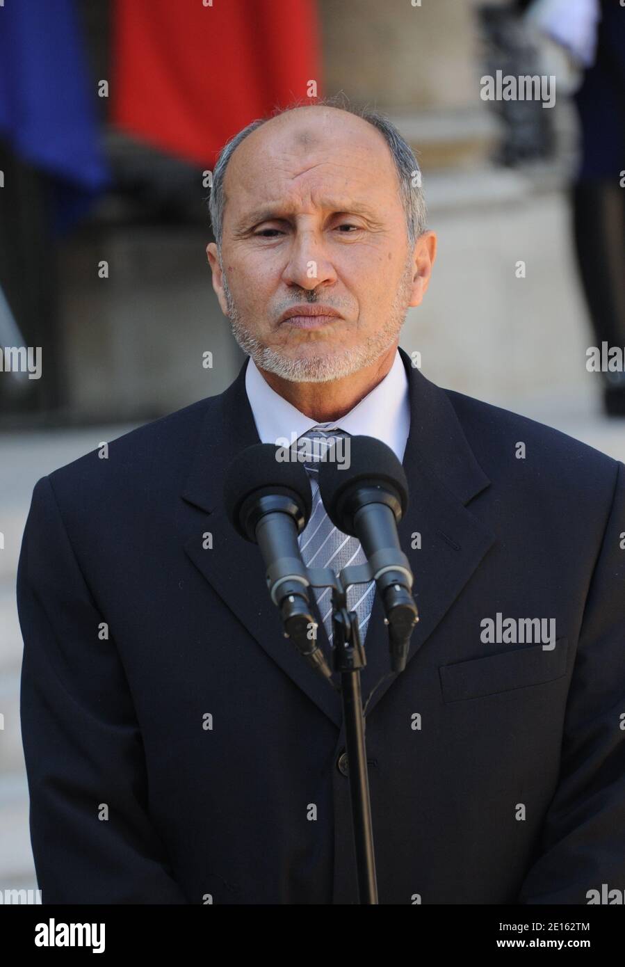 Head of Libya's Transitional National Council (TNC) Mustafa Abdel Jalil ...