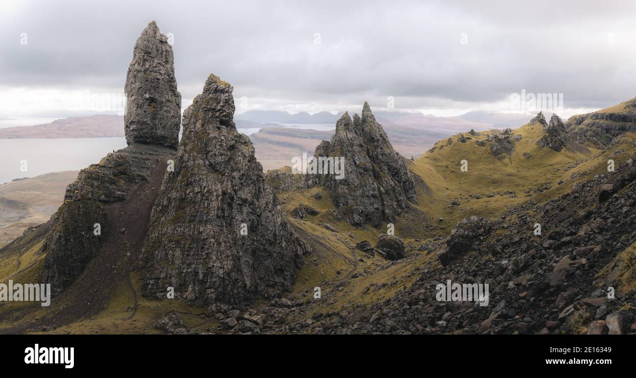 The Storr is Trotternish landscape of the Isle of Skye in Scotland ...