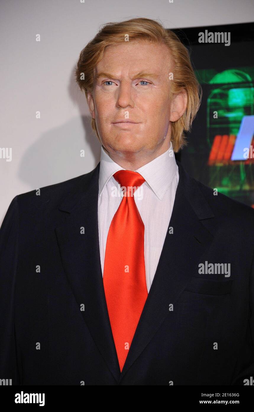 Donald Trump wax figure on display at Madame Tussaud's Wax Museum in ...