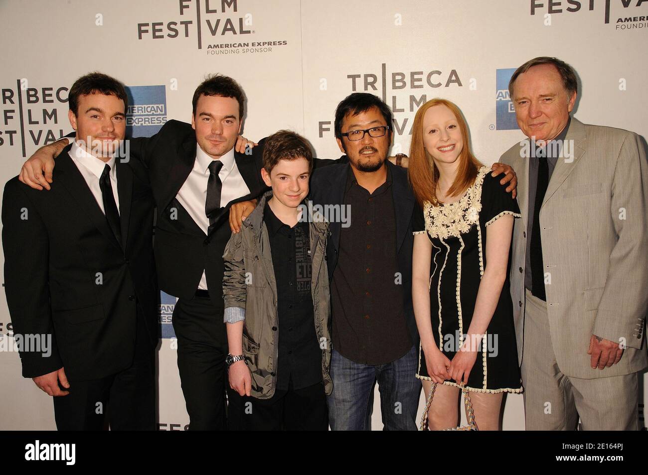 The cast of Jesus Henry Christ L-R: Mickey MacDonald, Mark MacDonald ...