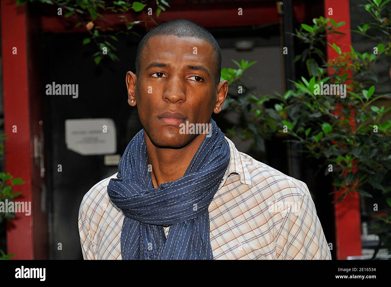 EXCLUSIVE - Singer Thierry Cham poses for our photographer on Africa n ...