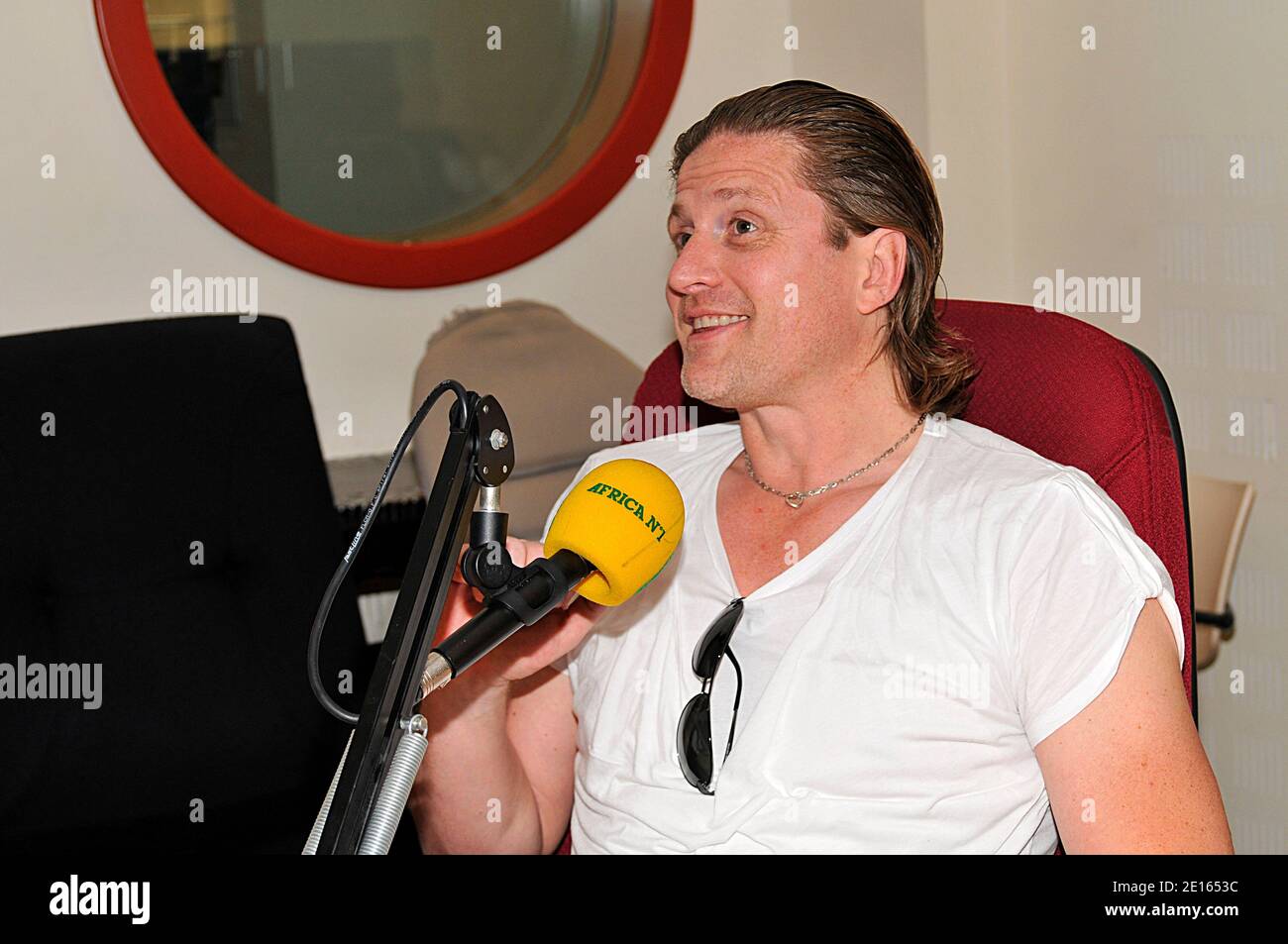 EXCLUSIVE - Former soccer player Emmanuel Petit poses for our ...